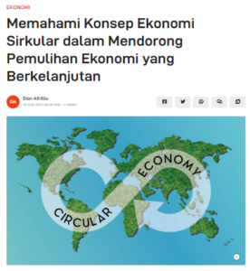 Ekonomi Sirkular di Indonesia - Ilmu Pengetahuan & Teknologi